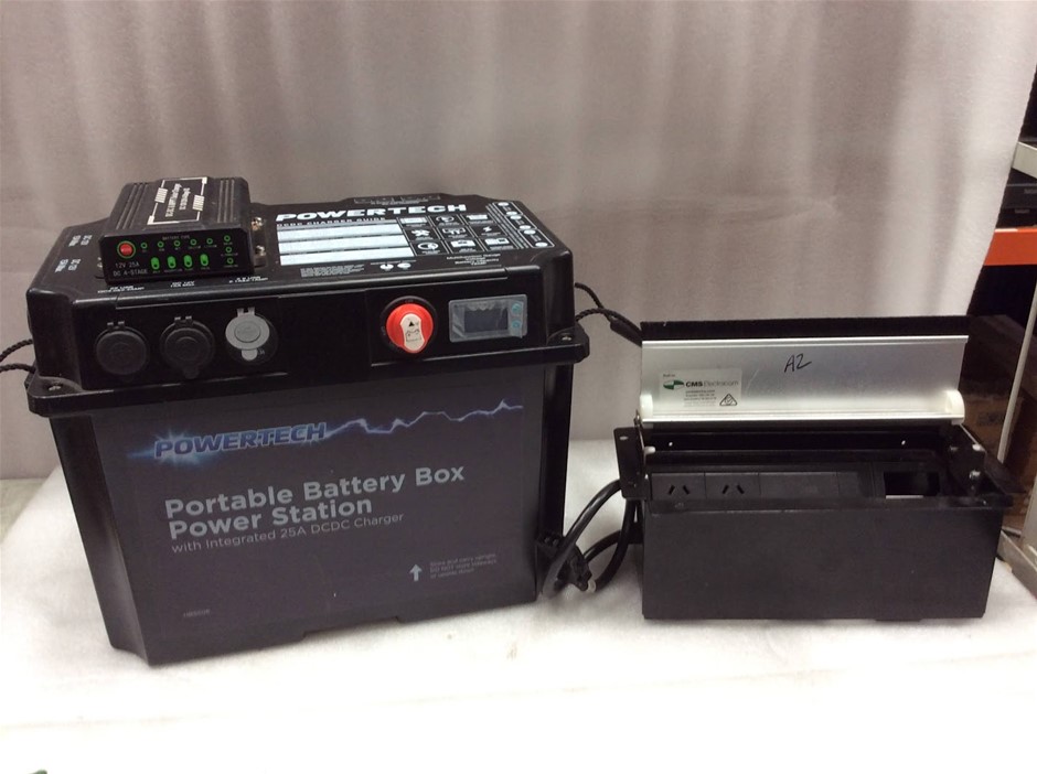 Powertech HB8506 Portable Battery Box Power Station Auction (0029 ...