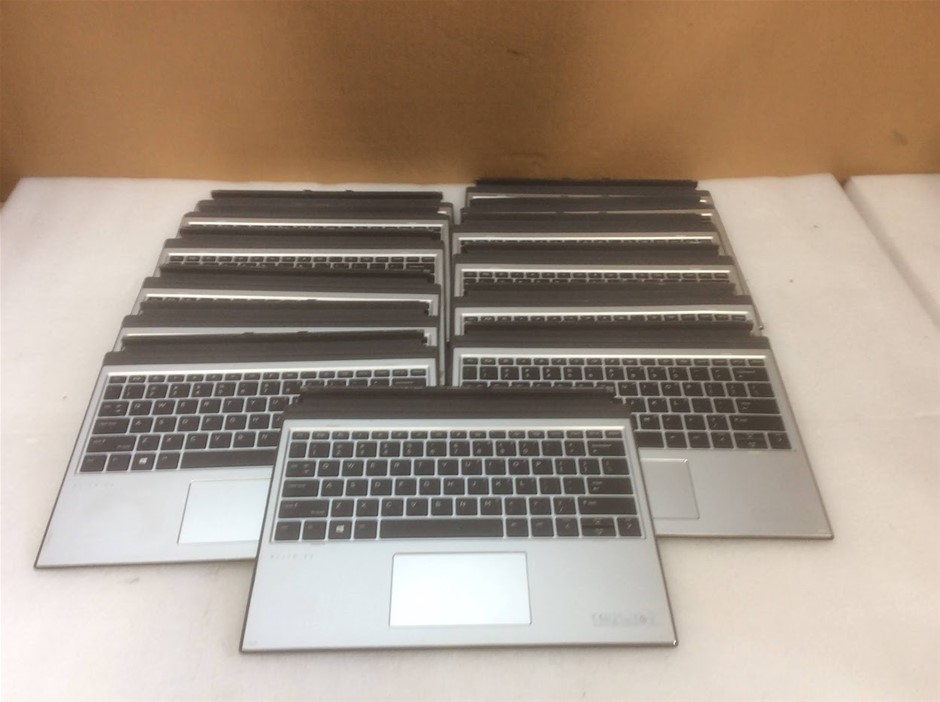 HP Elite x2 HSN-P02K Detachable Keyboard (Lot of 13) Auction (0022 ...
