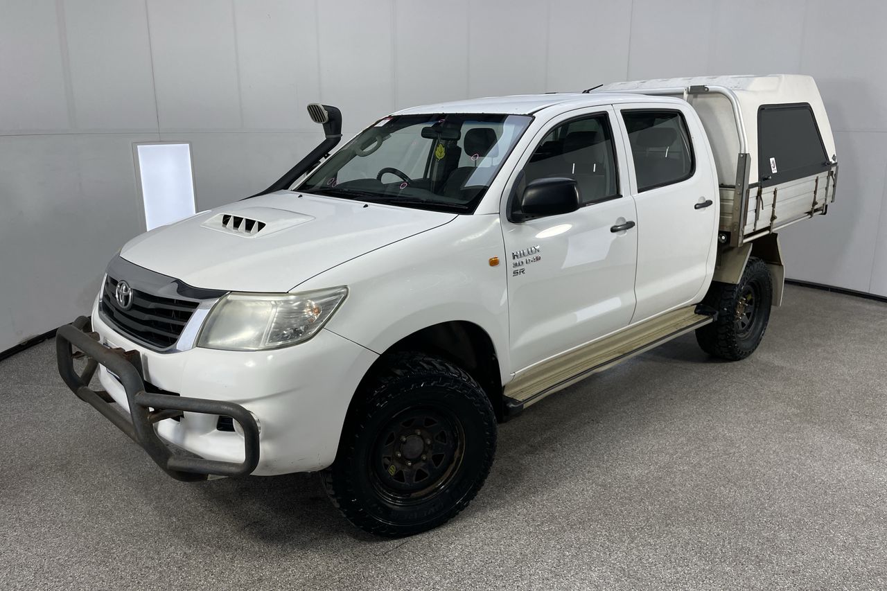 2012 Toyota Hilux 4X4 SR KUN26R Turbo Diesel Manual Crew Cab Chassis ...