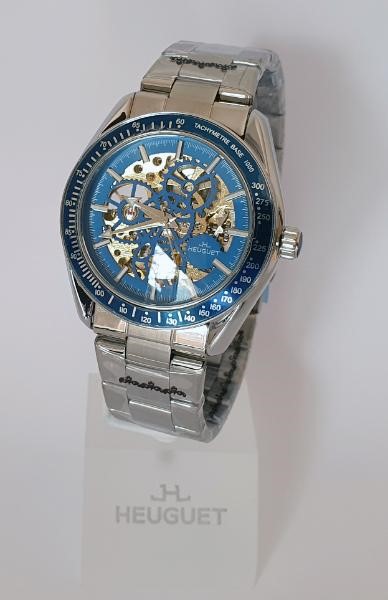 HEUGUET Special Edition 'Mark 1' Men's Automatic Openworked Watch ...