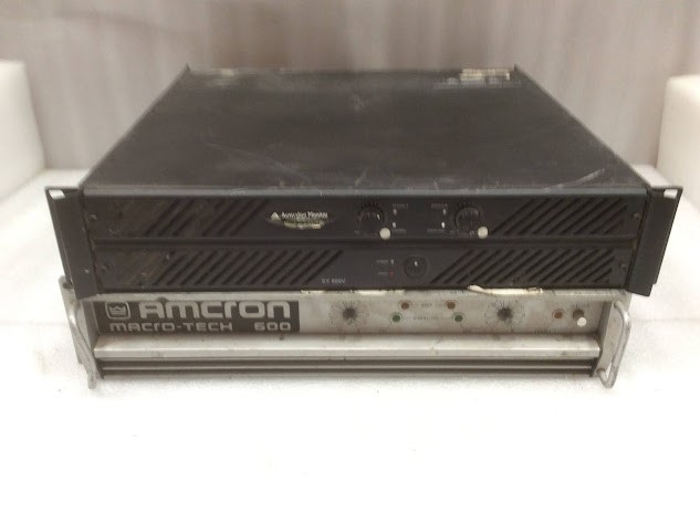 Australian Monitor SY800V&Amcron Macro-Tech 600 Power Amplifier (Lot of ...