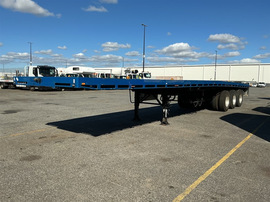2019 Howard Porter HP-TRI470 Triaxle Flat Top Trailer Auction (0001 ...
