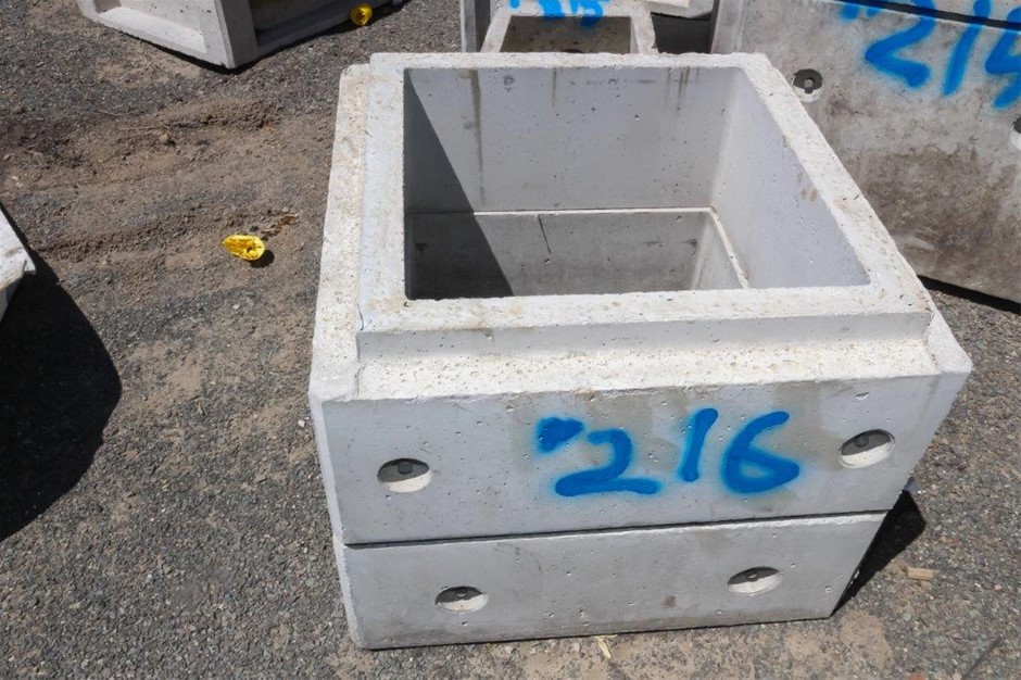 Precast Concrete Pit Raiser x2 Auction (0216-5061489) | Grays Australia