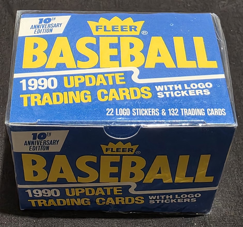 9x NBA TRADING CARD PACKS, FLEER, 1990 Complete Set, 10th Anniv Edition ...