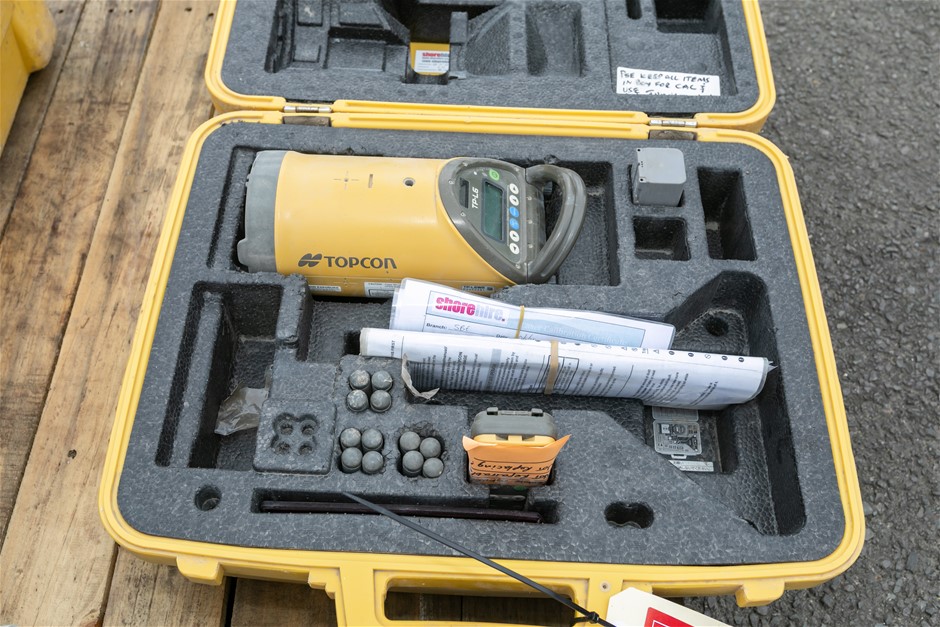 Topcon TP-L6WB Pipe Laser with Poly Case Auction (0134-5061489) | Grays ...