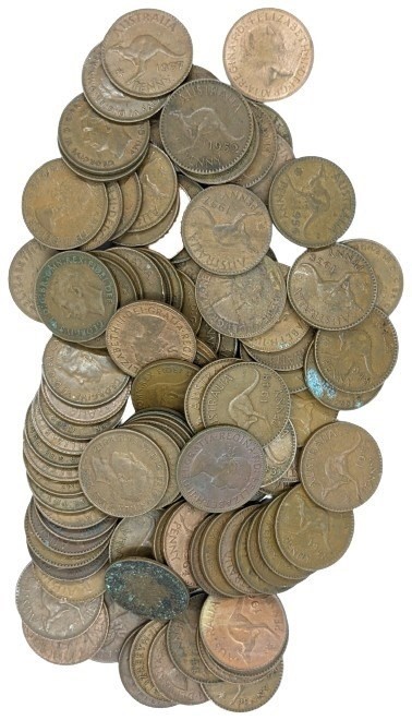 One Kilo of Australia KGV/King George VI/Queen Elizabeth Mix Date ...