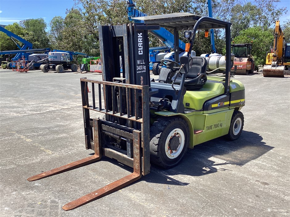 2015 CLARK C50SL Forklift - 4.1t - 4.0m - LPG Auction (0043-7060967 ...