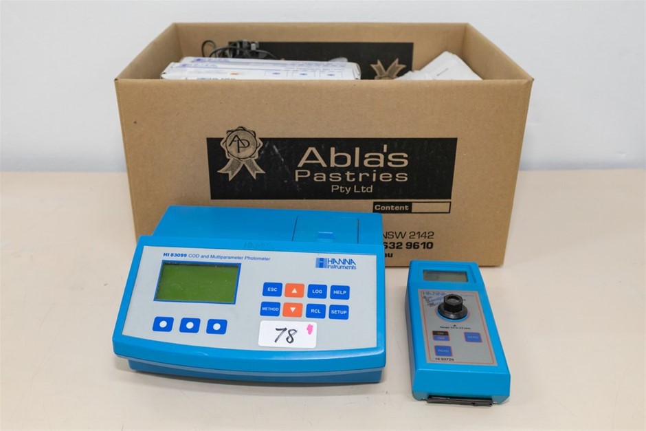 Cod (Chemical Oxygen Demand) And Multiparameter Photometer Auction ...