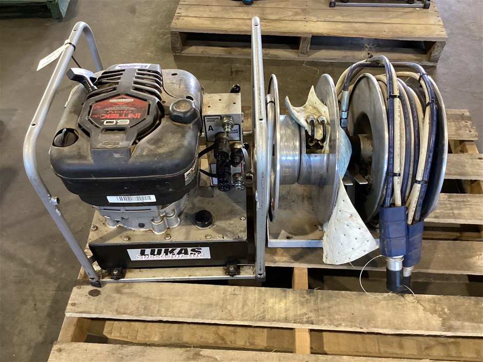 Lukas Hydraulic Power Pack And Hydraulic Hose Reel Auction (0002 ...