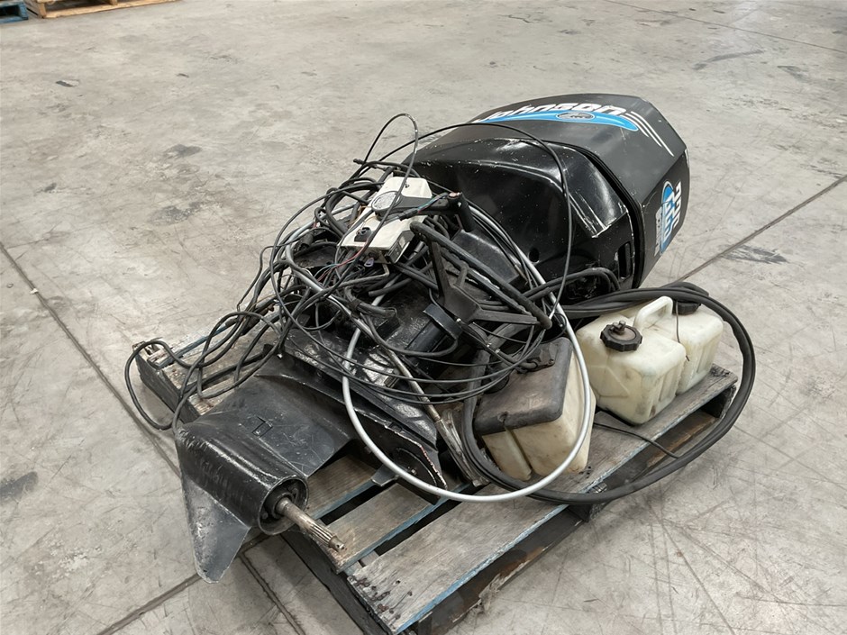 Johnson 225 HP Marine Outboard Engine Auction (0001-20021194) | Grays ...