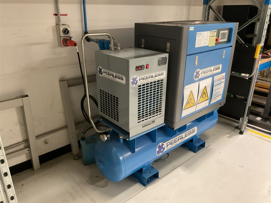 Peerless WBVZ7. 5 - 10 Compressor Auction (0004-3036177) | Grays Australia