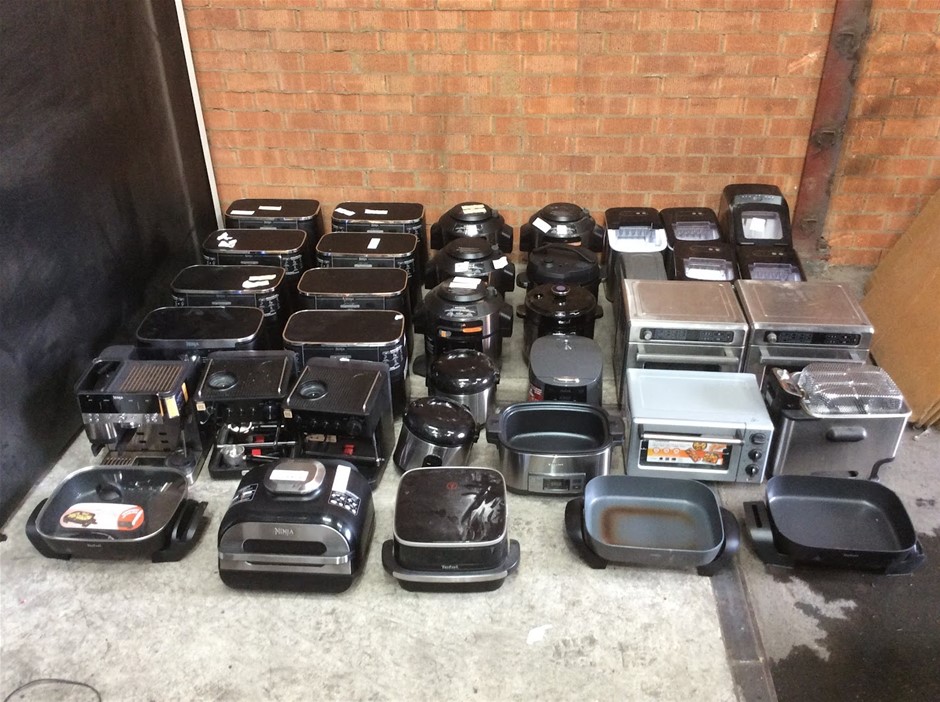 Mixed Brands Air Fryers, Pressure Cookers, Coffee Machines, Ice Makers ...