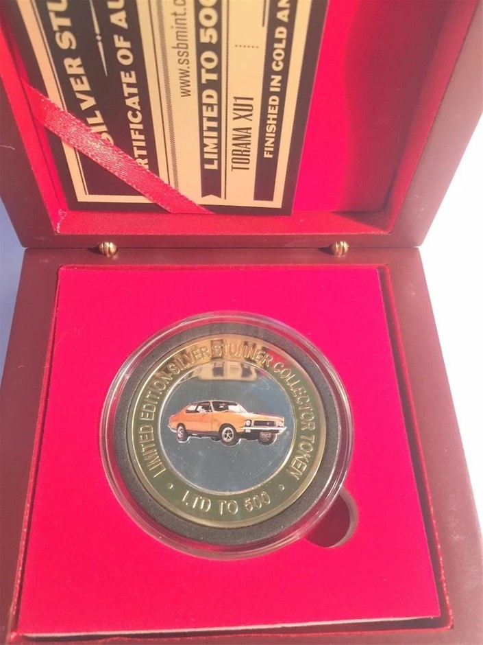 NEW XU1 Holden Torana Colour Silver Stunner Coin & Display Box C.O.A ...