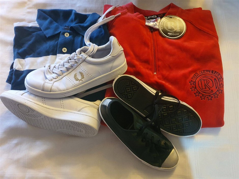 Quality Rubber Shoes as New and Polo shirts . Others Auction (0015 ...