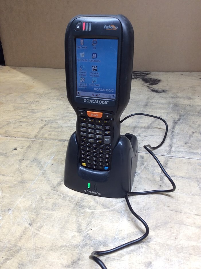 Datalogic Falcon X4 Handheld Barcode Scanner With Docking Station ...