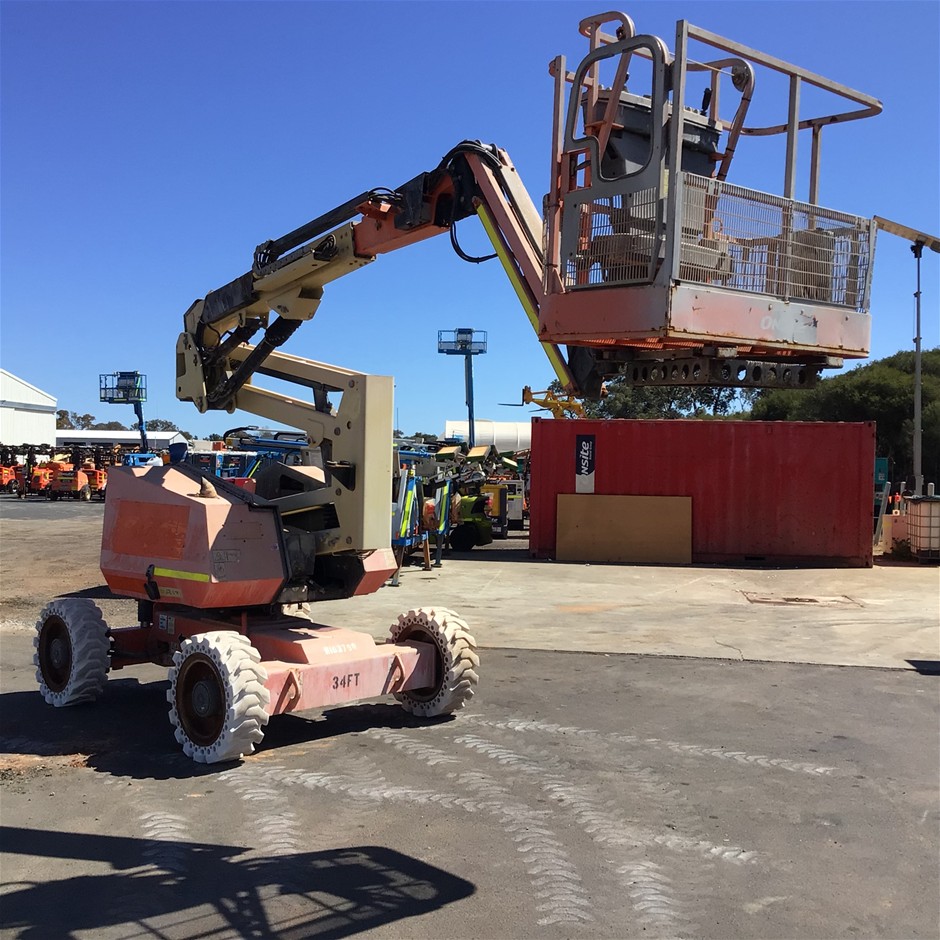 2016 JLG 340AJ Knuckle Boom - 34ft (10.4m) - Diesel - Bunbury Auction ...
