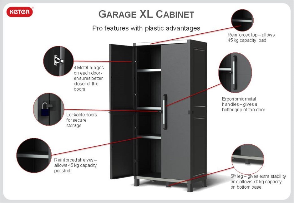 Buy Keter XL Pro Cabinet | Grays Australia